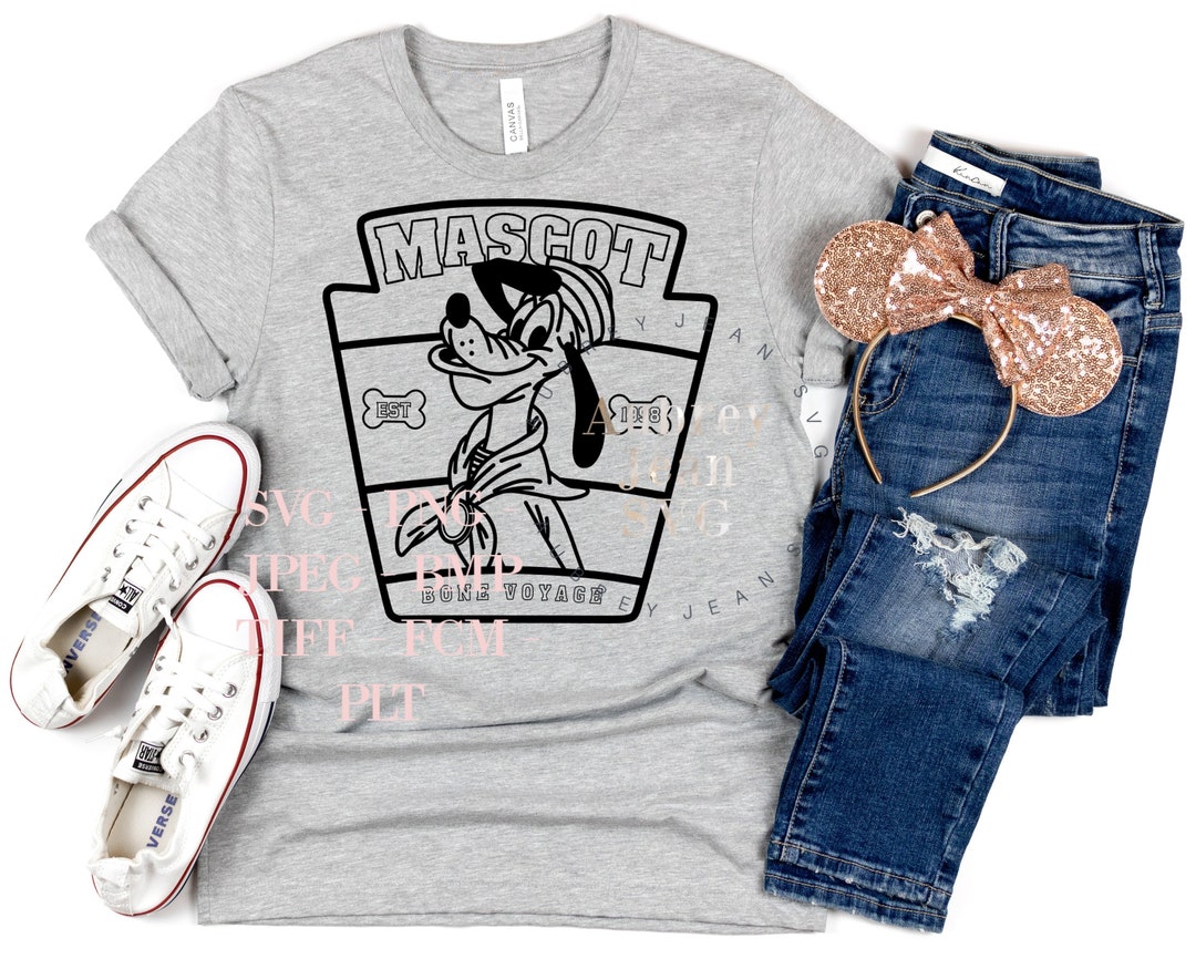 DCL Mascot Pluto Design SVG PNG Bmp Dxf Sublimation cricut Silhouette ...