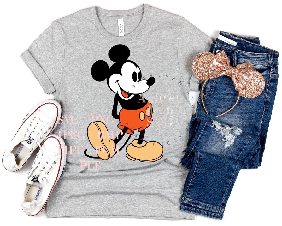 Classic Mickey Design *SVG* PNG Sublimation *cricut* Silhouette Studio ...