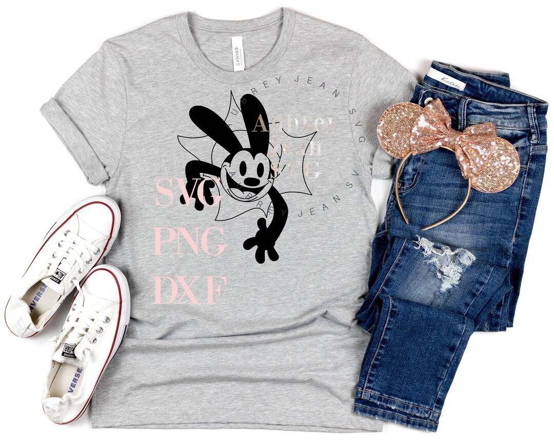 Oswald the Lucky Rabbit *SVG* PNG Sublimation Cricut Silhouette Cutting ...