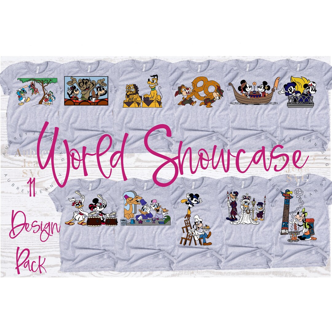 Epcot World Showcase 11 Design Pack *SVG* PNG Dxf Sublimation *cricut ...