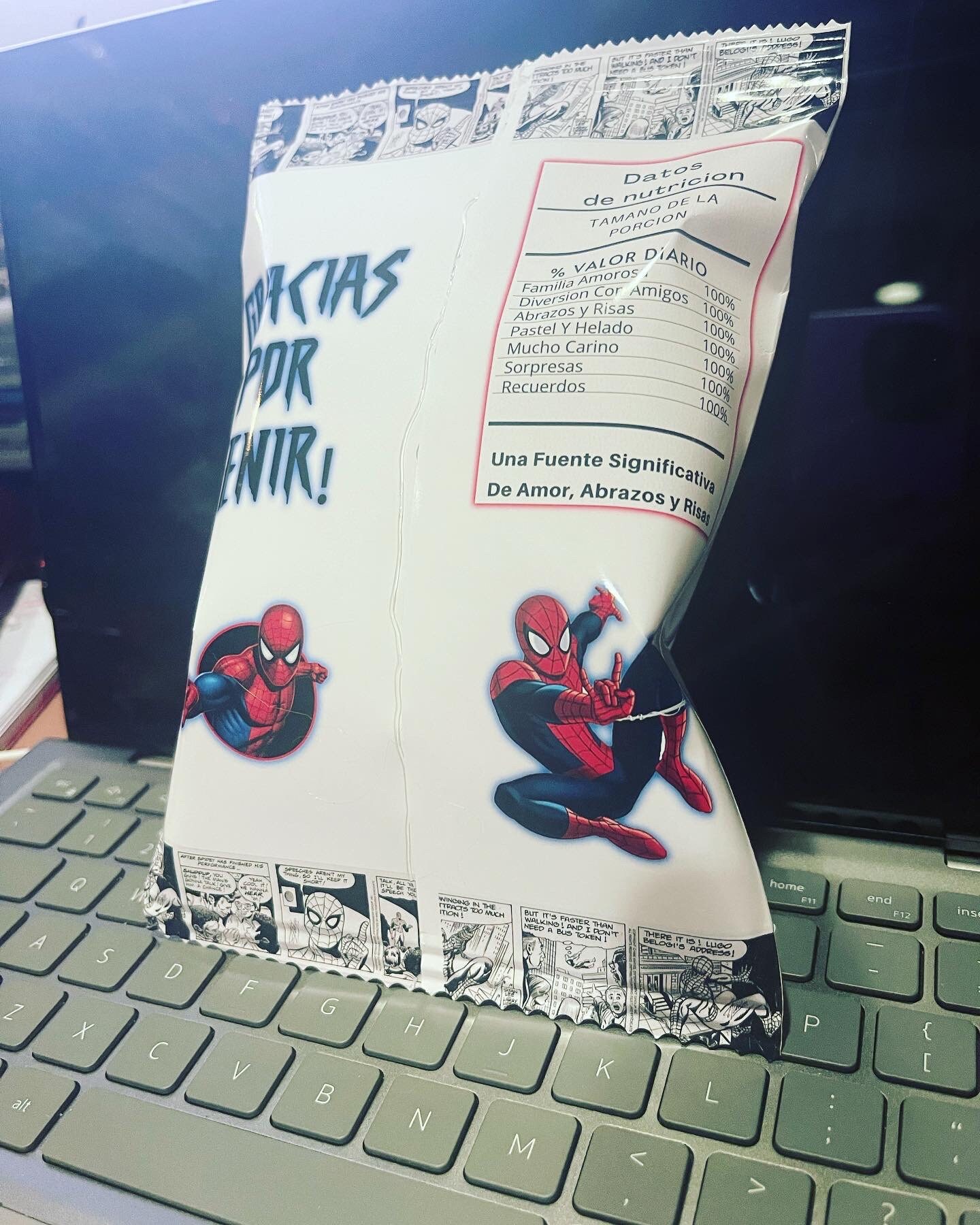 Spider Man Chip Bags - Etsy