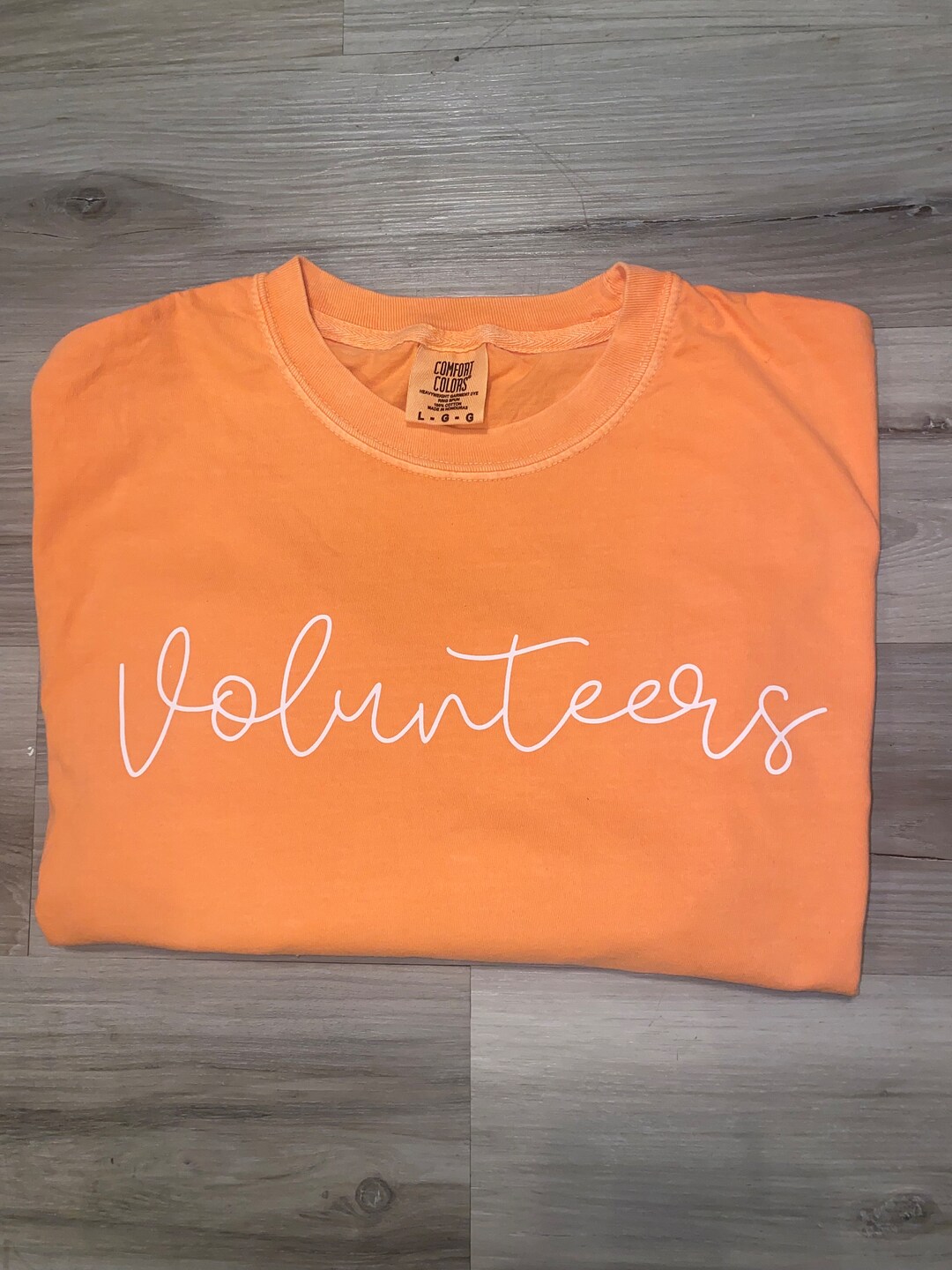 Volunteers Comfort Colors Tee - Etsy
