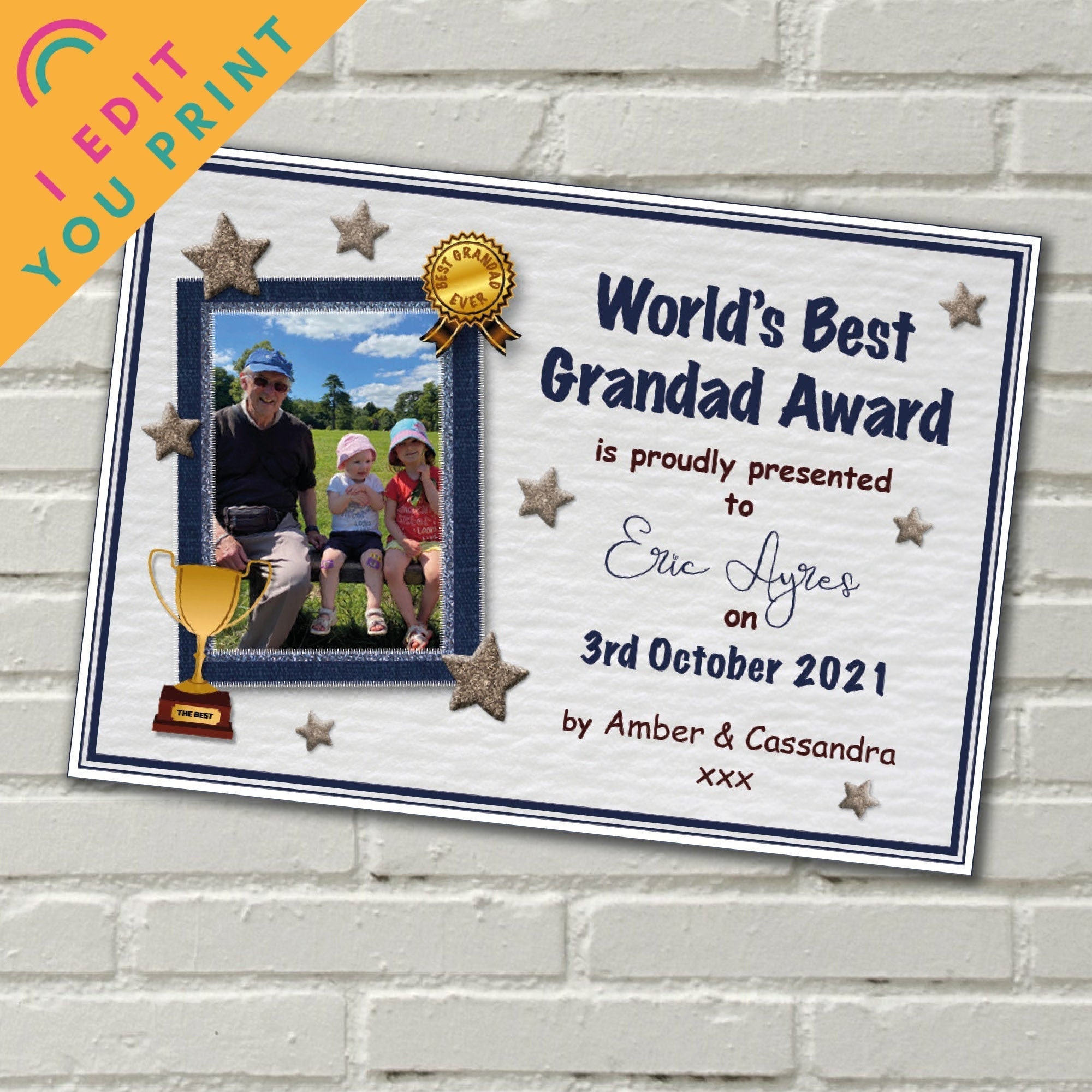 Grandparents Day Certificates Printables