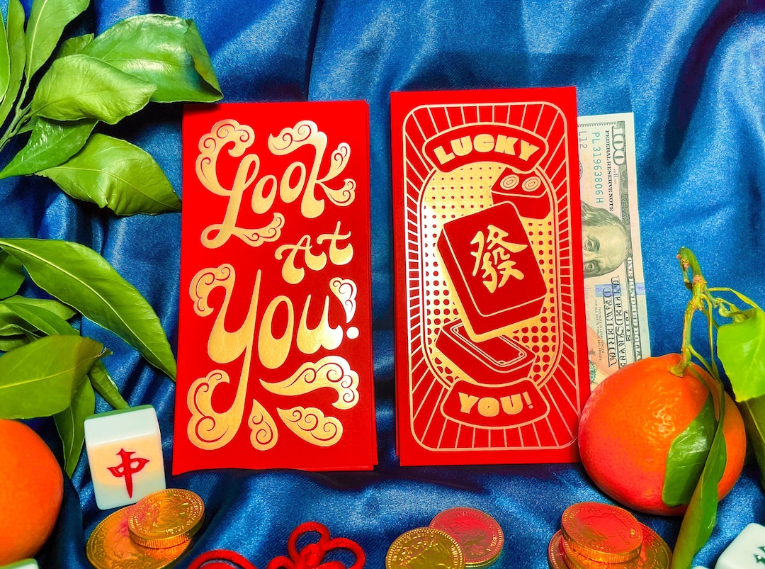 Red Envelopes for Gifts, Lunar New Year, Birthday, Mahjong, Weddings ...