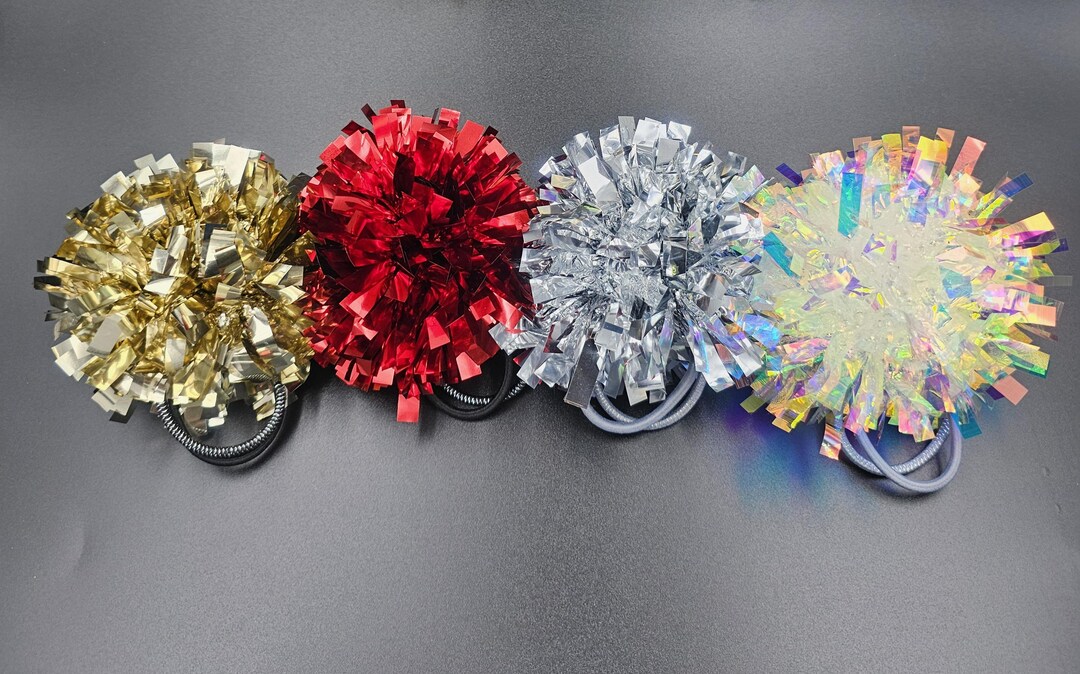 Cheer Pompom Hairband Cheerleading Mini Pom Pom Cheerpom Cheergift ...