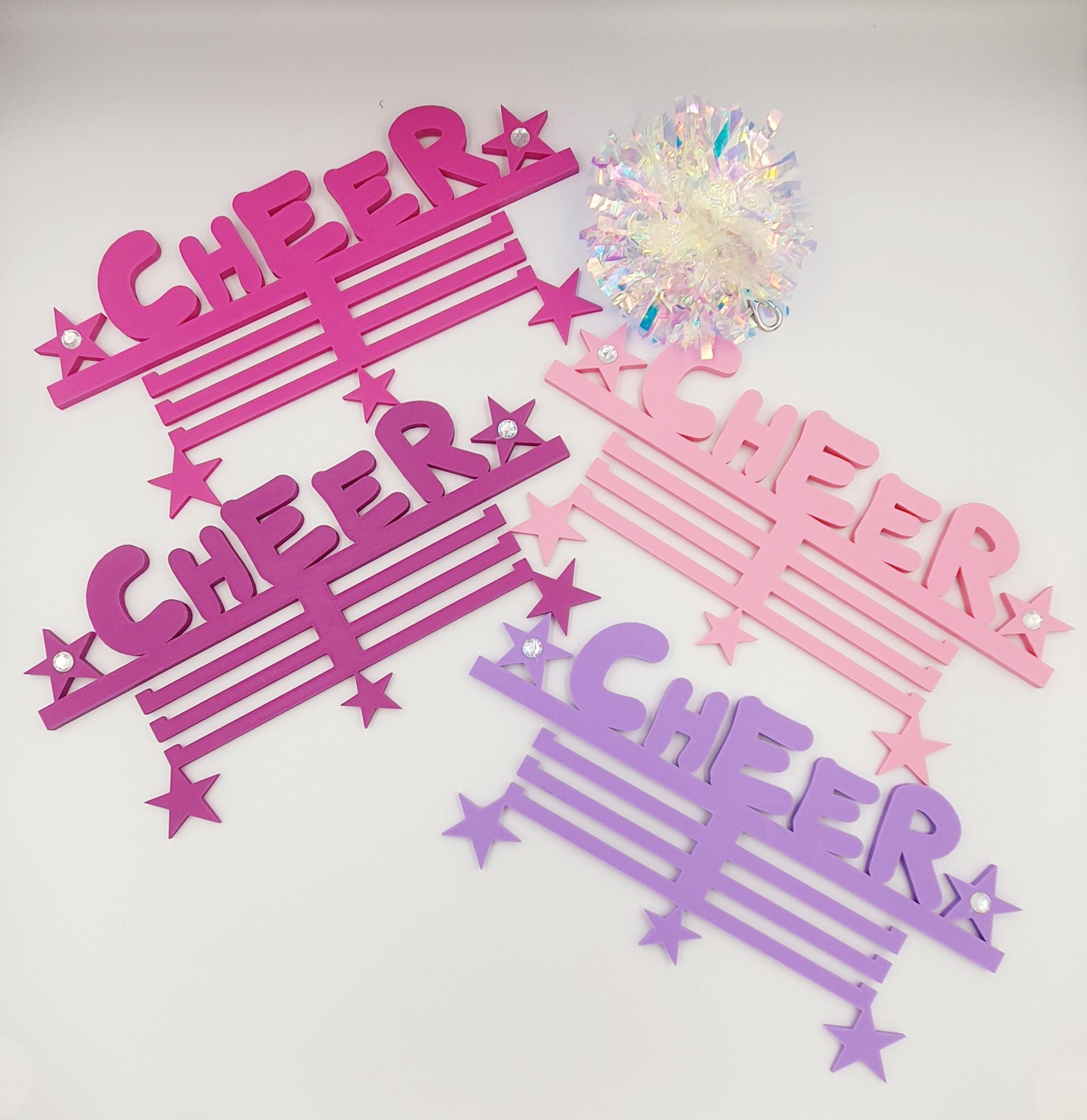 Cheer Cheerleading 3d Printed Medal Holder Hanger for Your Room and ...