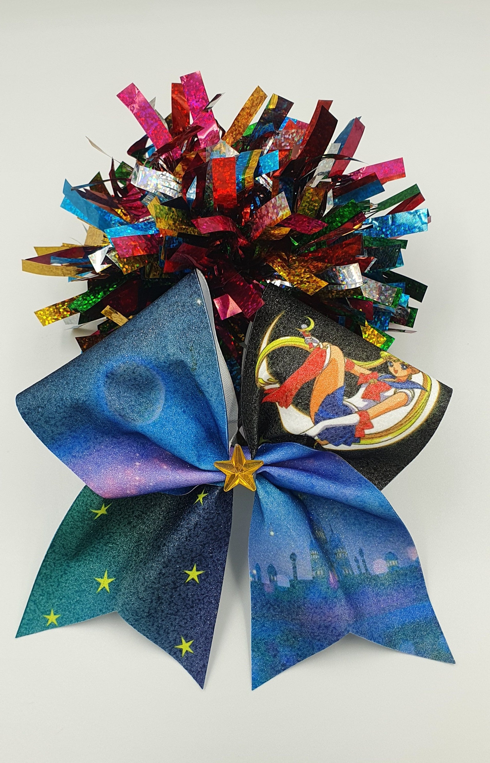 Sailor Moon Glitter Sublimated Cheer Bow 3 Cheerleader Cheer Gift Cheer ...