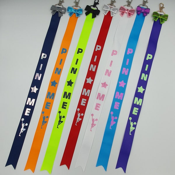 Cheer Keychain With Ribbon - Etsy