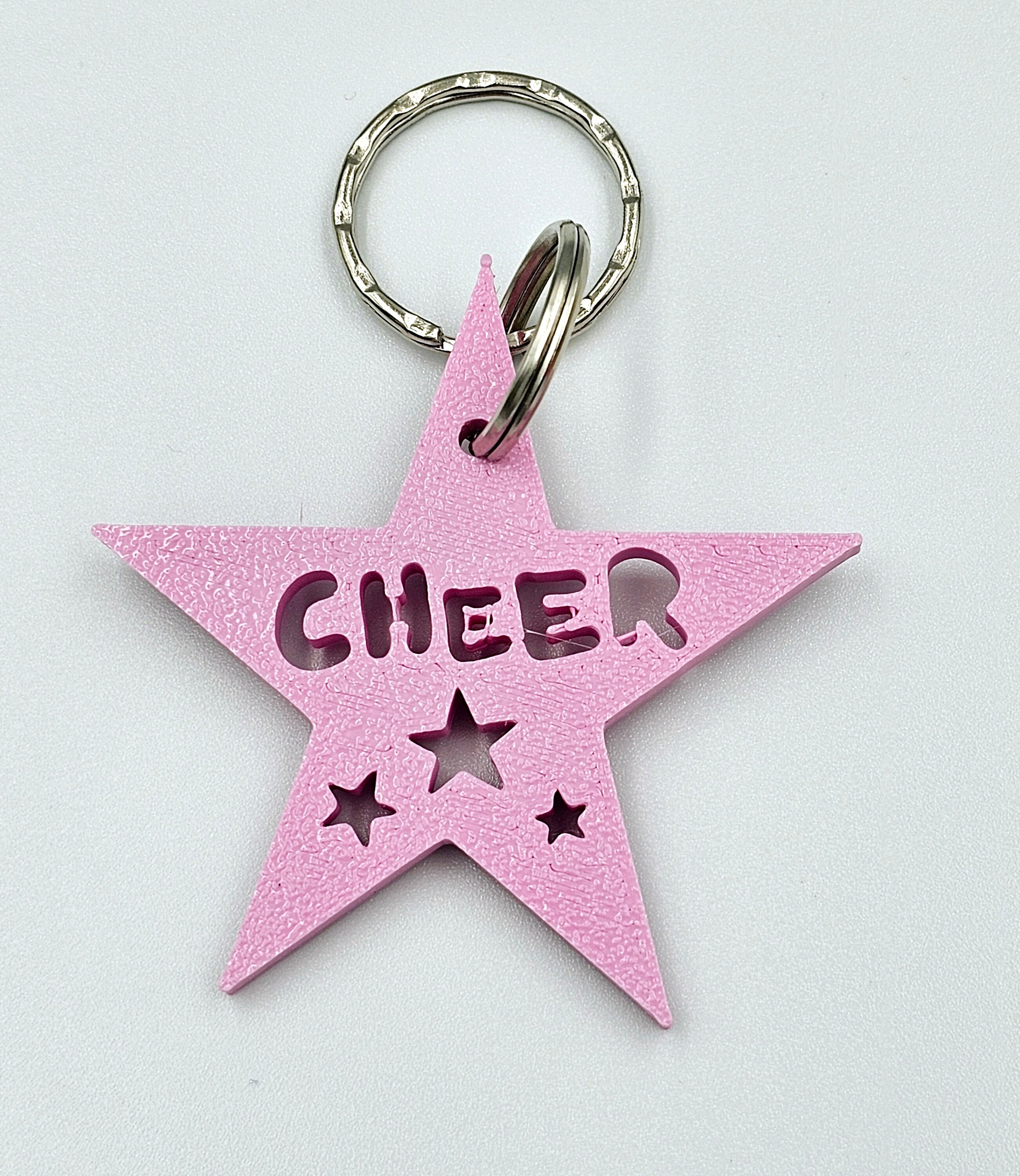 Cheer Mini Star Keyfob Cheerleading Keychain Keyring Bag Tag - Etsy