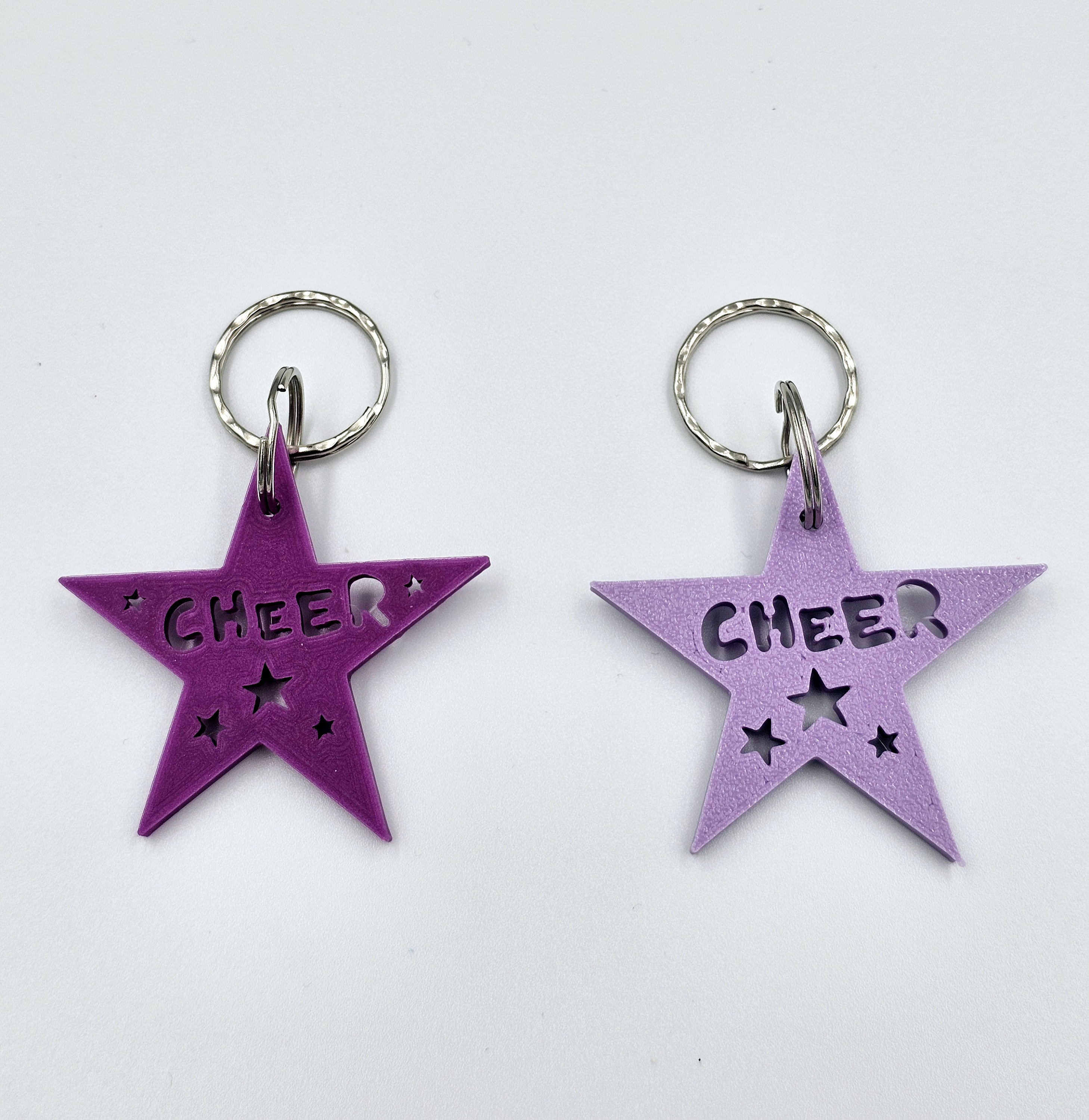Cheer Mini Star Keyfob Cheerleading Keychain Keyring Bag Tag - Etsy
