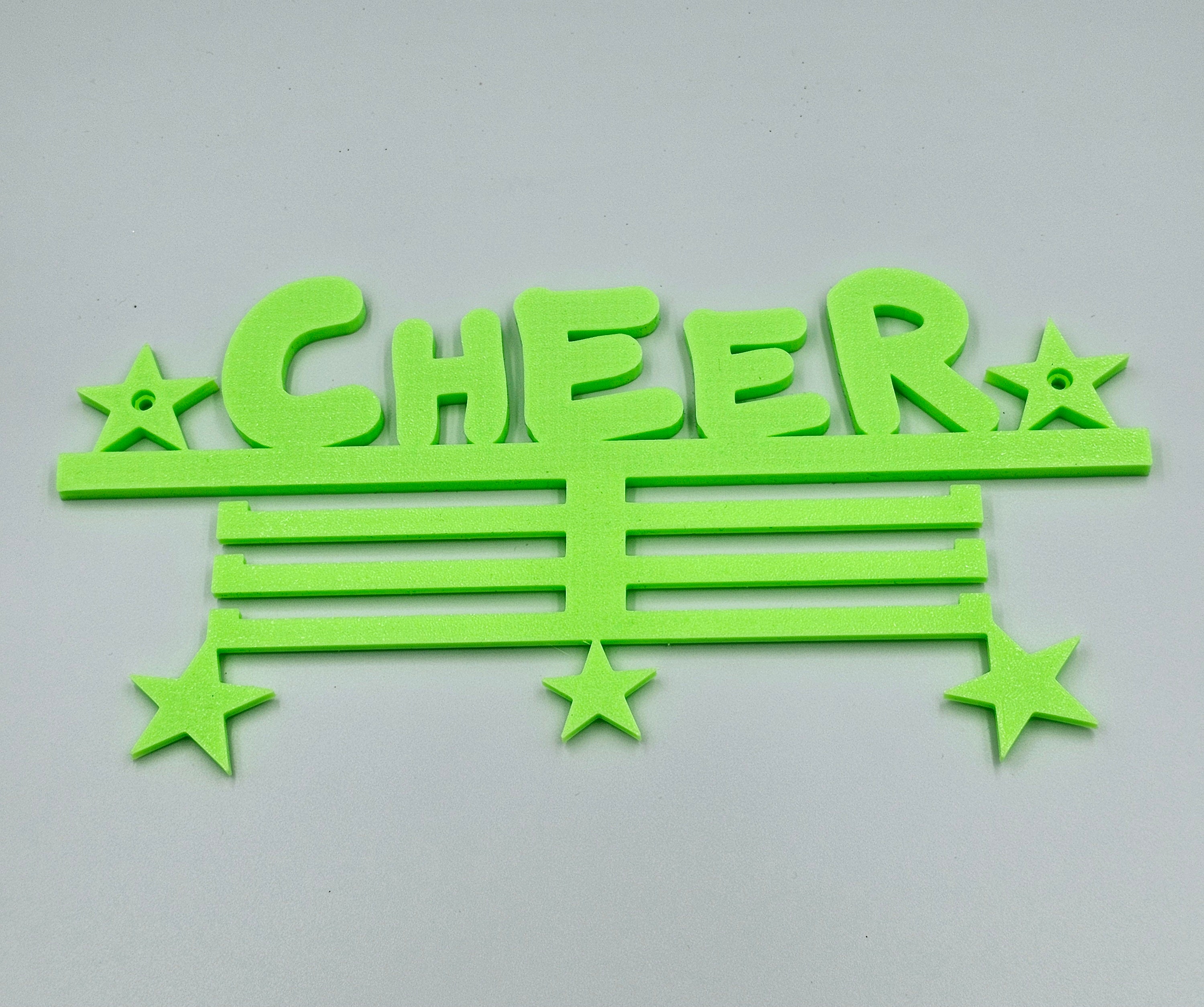 Cheer Cheerleading 3d Printed Medal Holder Hanger for Your Room and ...