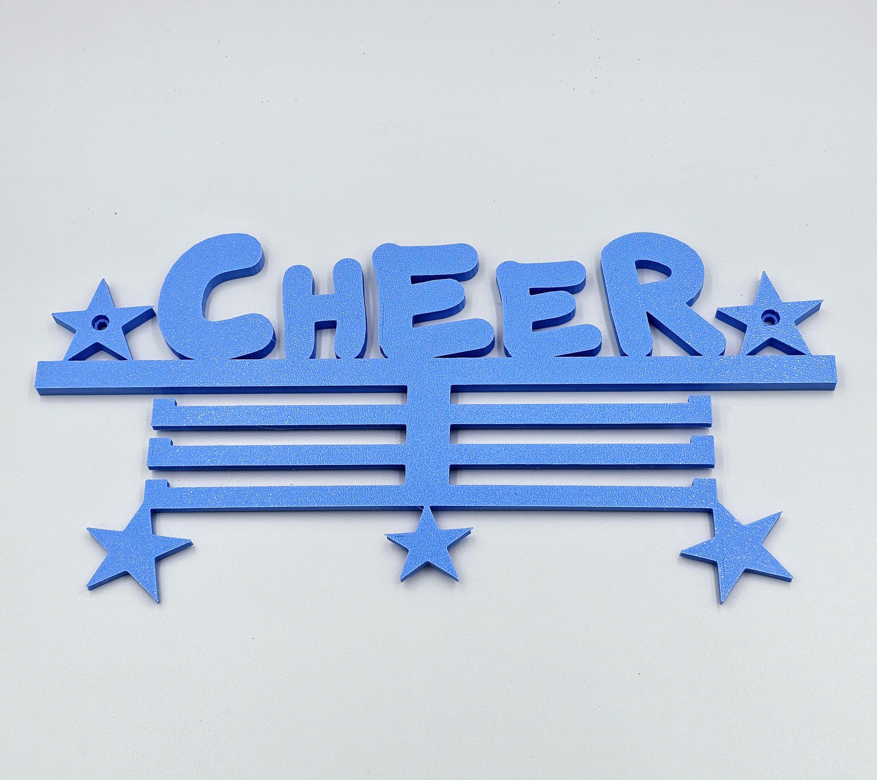 Cheer Cheerleading 3d Printed Medal Holder Hanger for Your Room and ...