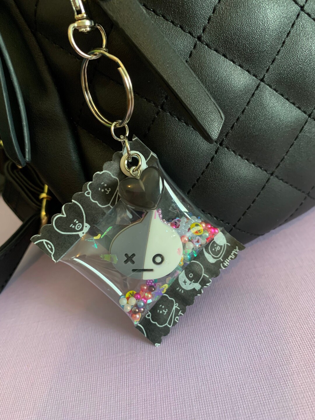 Shaker Charm Keychain - Etsy