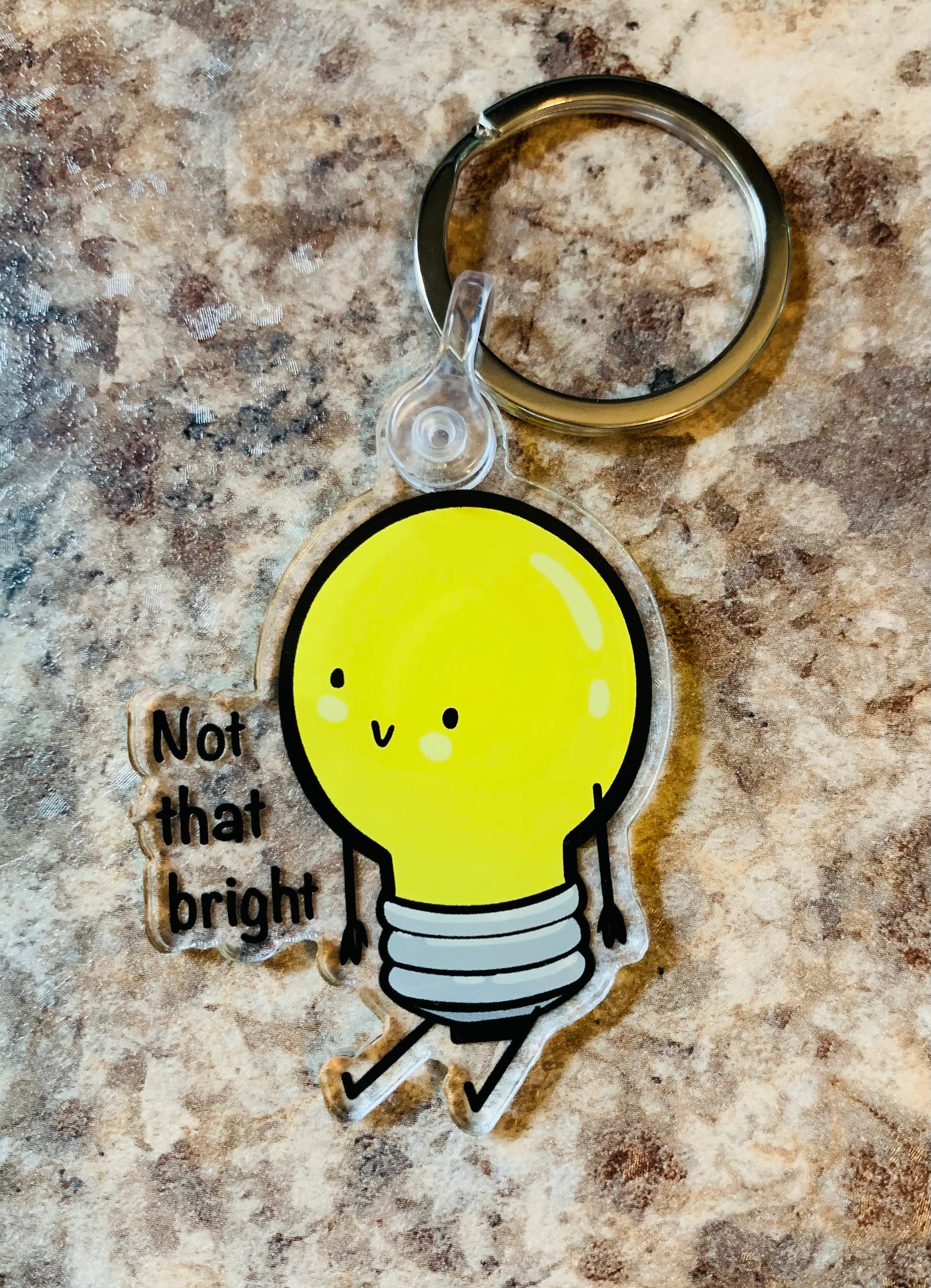 Not the Brightest Keychain - Etsy