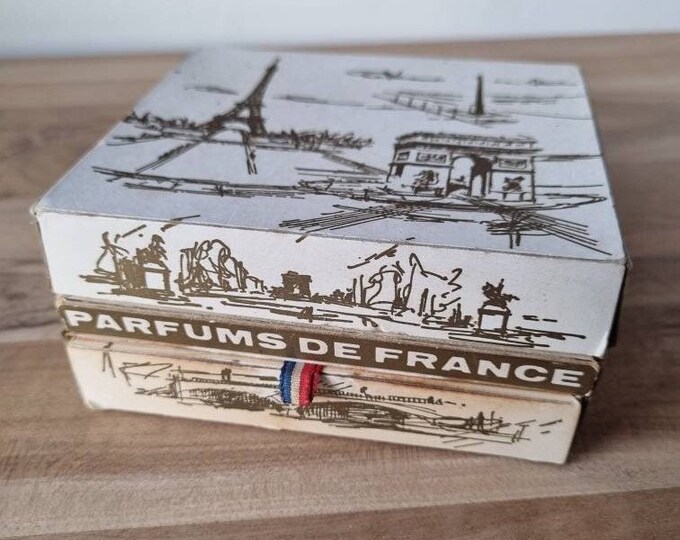 Vintage Miniature French Perfume Set, Scent Bottle Collection, Paris ...