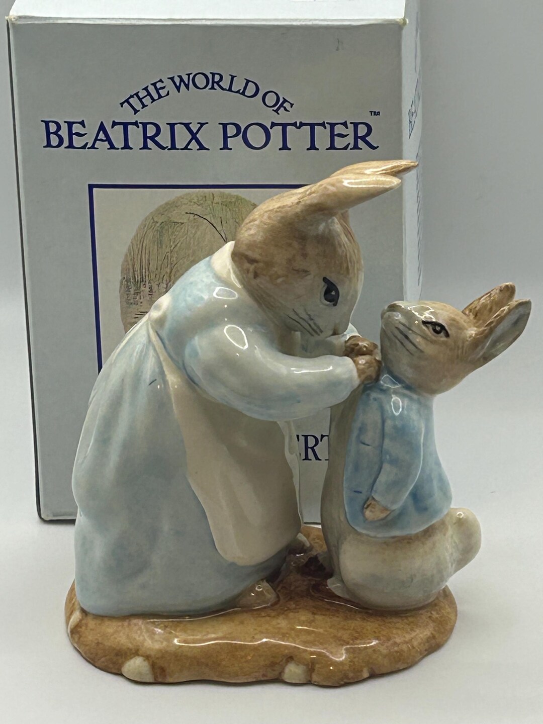Royal Albert Mrs Rabbit and Peter Rabbit Figure, Boxed Beatrix Potter ...