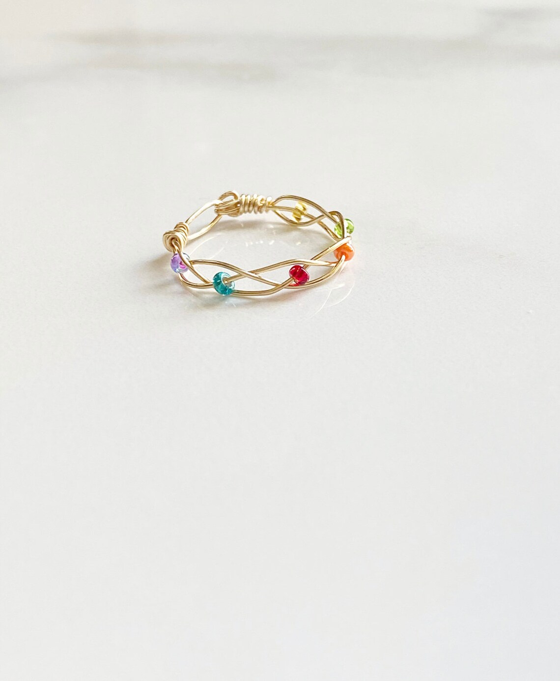 Infinity Stone Gauntlet Braided Ring Veefloraa - Etsy