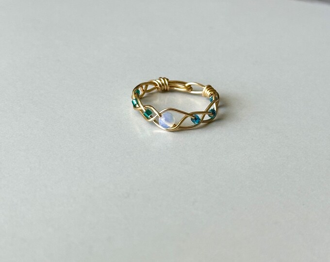 Avatar Inspired Braided Ring - Veefloraa - Etsy