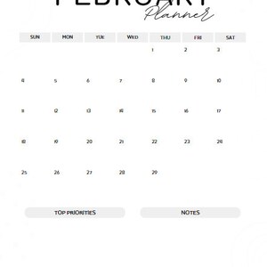 Yearly Calendar. Digital, Editable, Customizable - Etsy