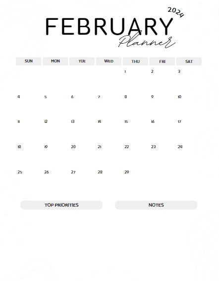 Yearly Calendar. Digital, Editable, Customizable - Etsy