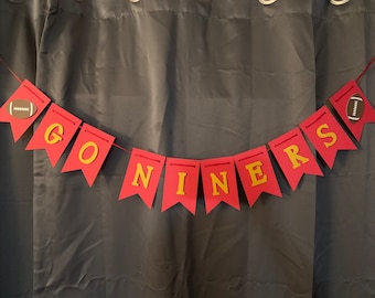 Niners Football Confetti San Francisco 49ers Party Decorations 49ers ...