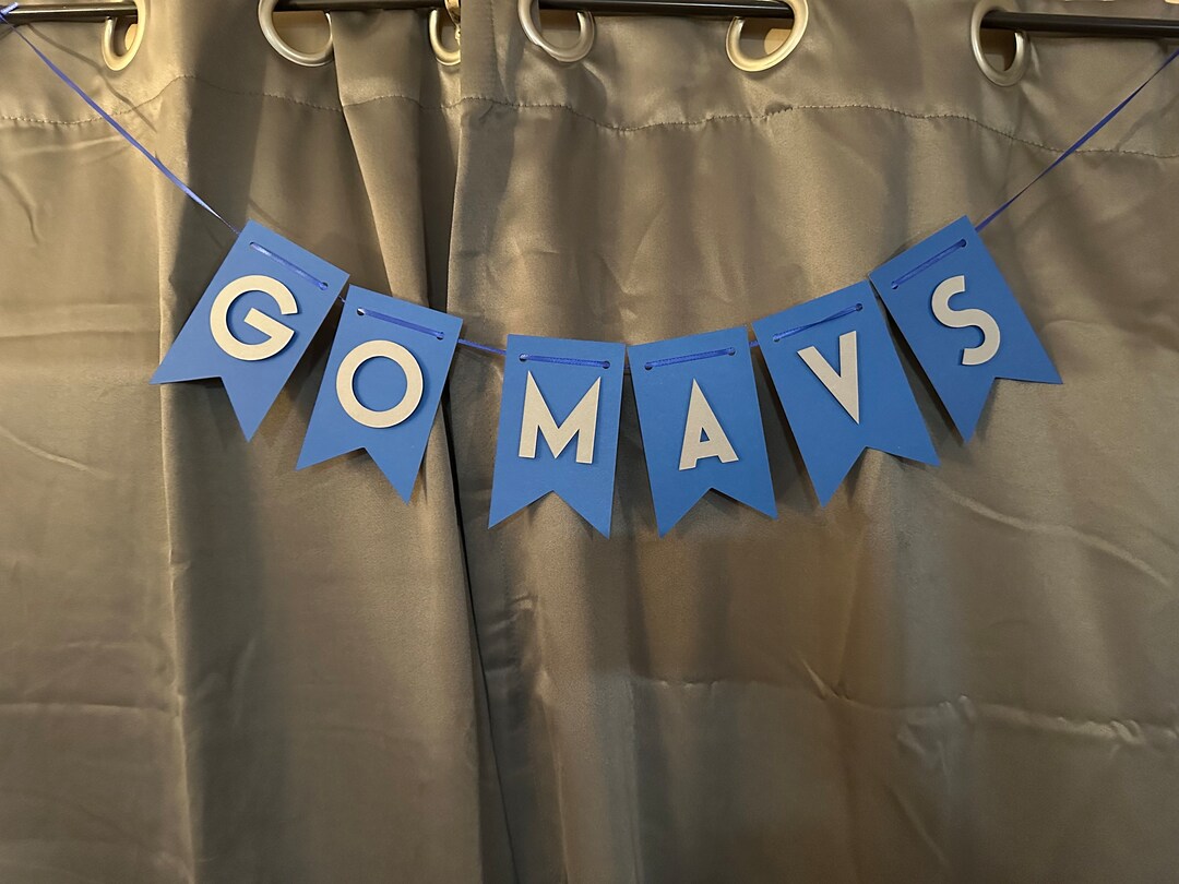 Go Mavs Basketball NBA Finals Banner. Dallas Mavericks. Home Decor ...