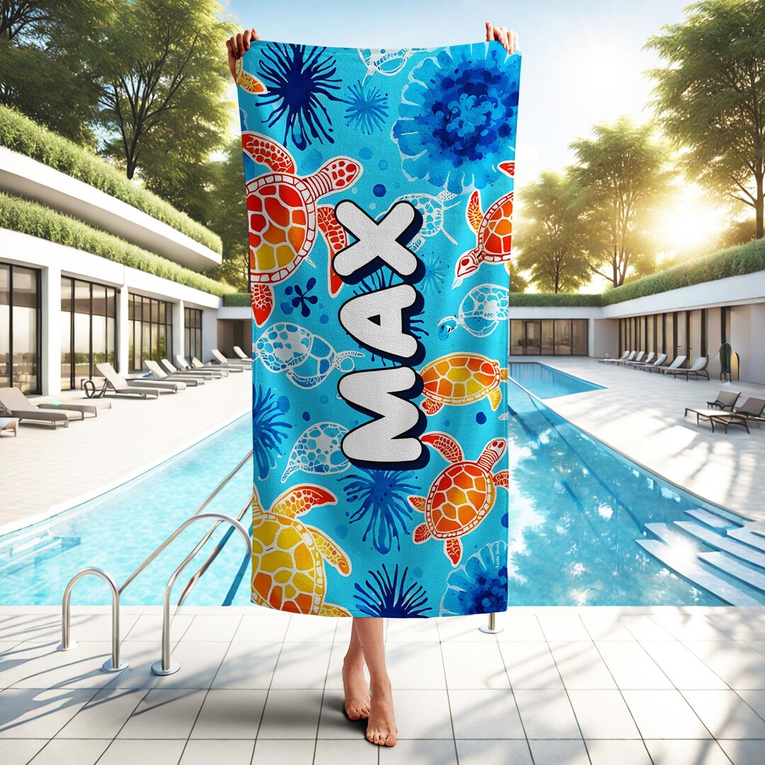 Personalized Beach Towel: Design Your Own Unique Towel for - Etsy