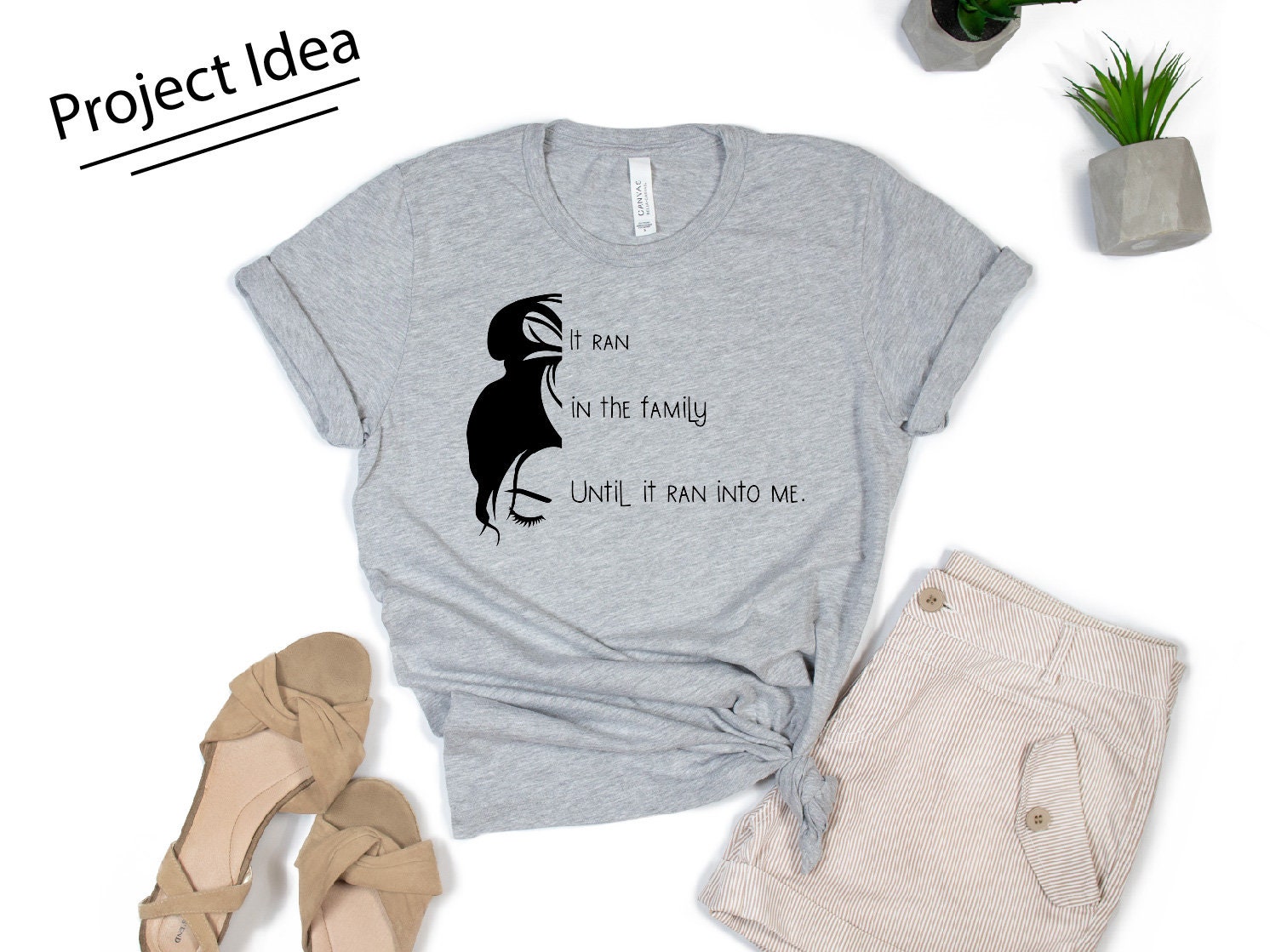 It Ran in the Family Until It Ran Into Me SVG JGP PNG Digital File ...