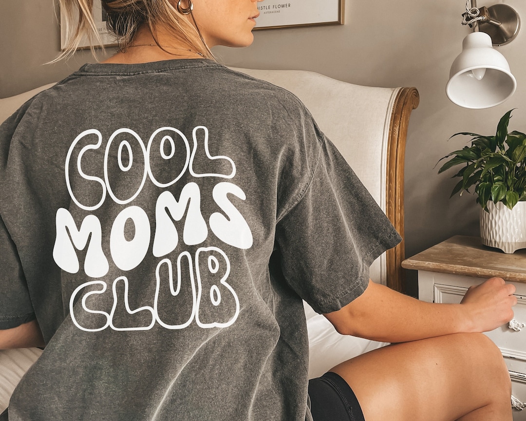 Cool Moms Club camiseta colores de confort / camisa Cool Mom / camiseta de la vida de mamá ...