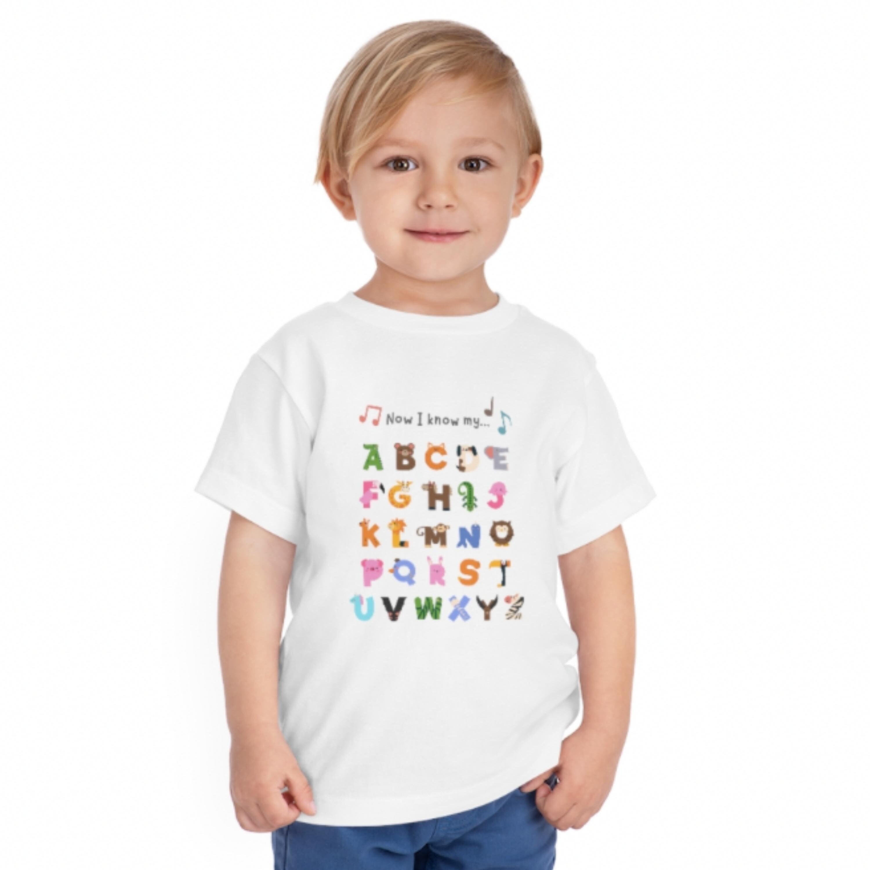 Now I Know My ABC T Shirt/cute Animal Alphabet - Etsy