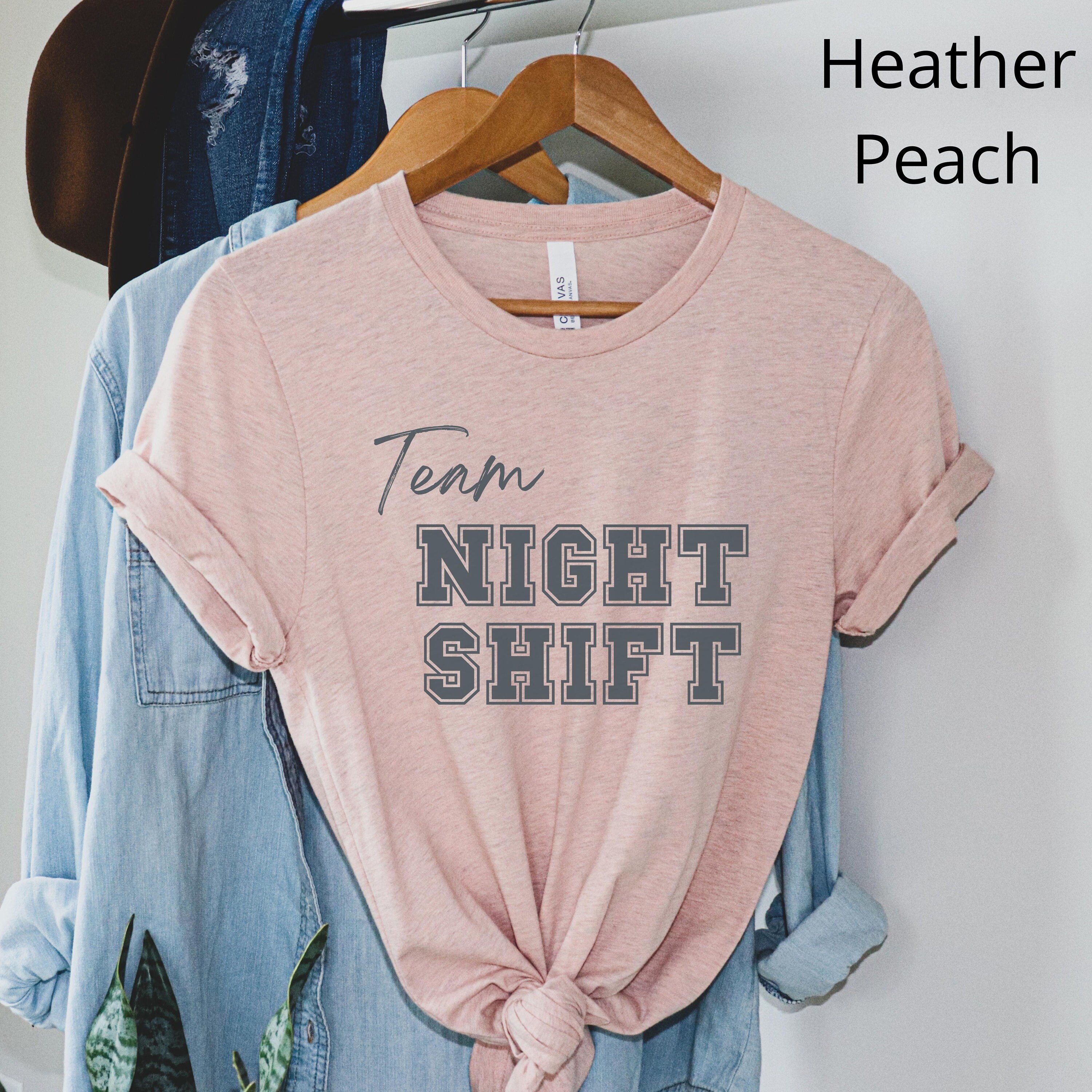 Team Night Shift T-shirt/night Shift Nurse Crew Shirt/night Worker ...
