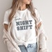 Team Night Shift T-shirt/night Shift Nurse Crew Shirt/night Worker ...