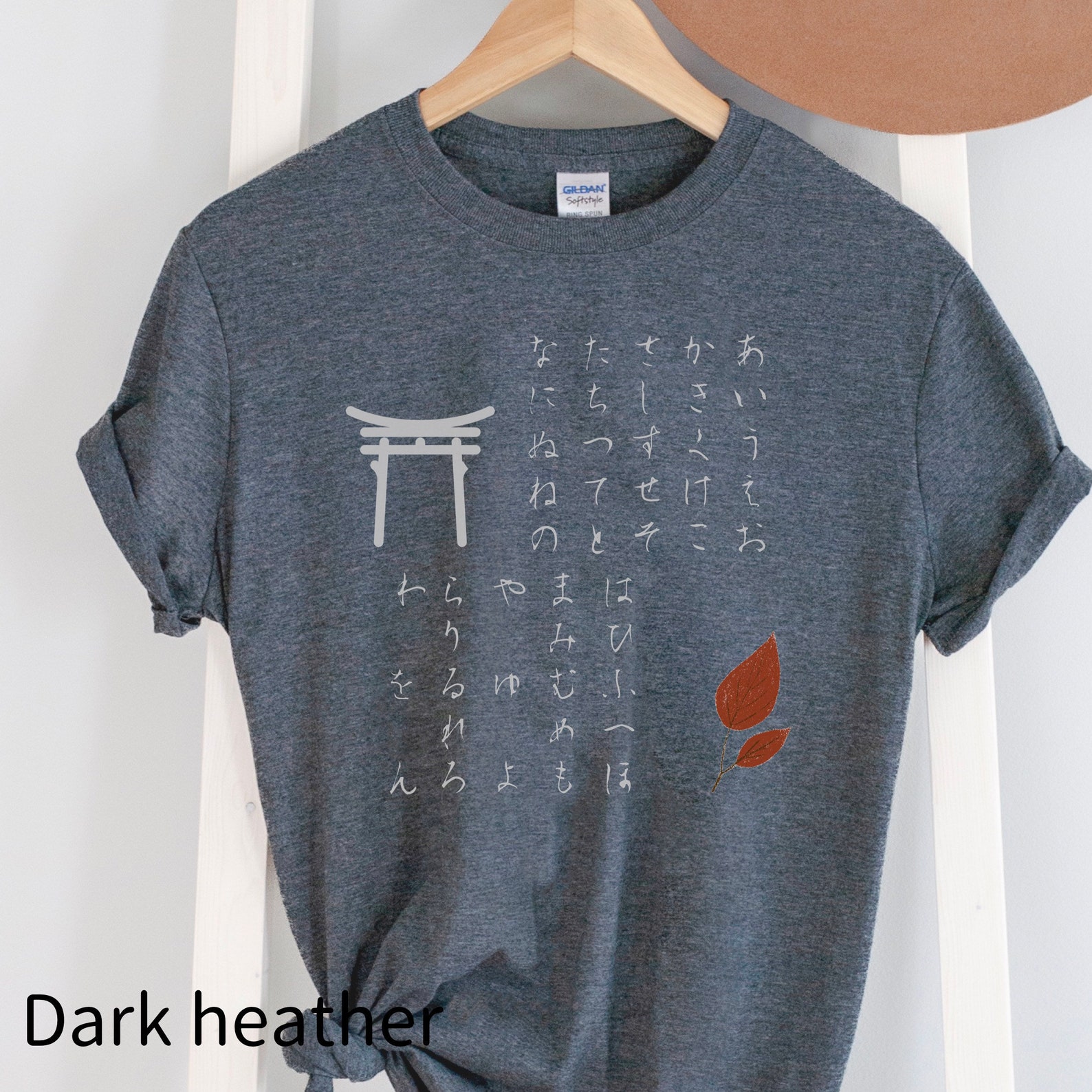 Japanese Hiragana Alphabet T-shirt/japanese Calligraphy T Shirt ...