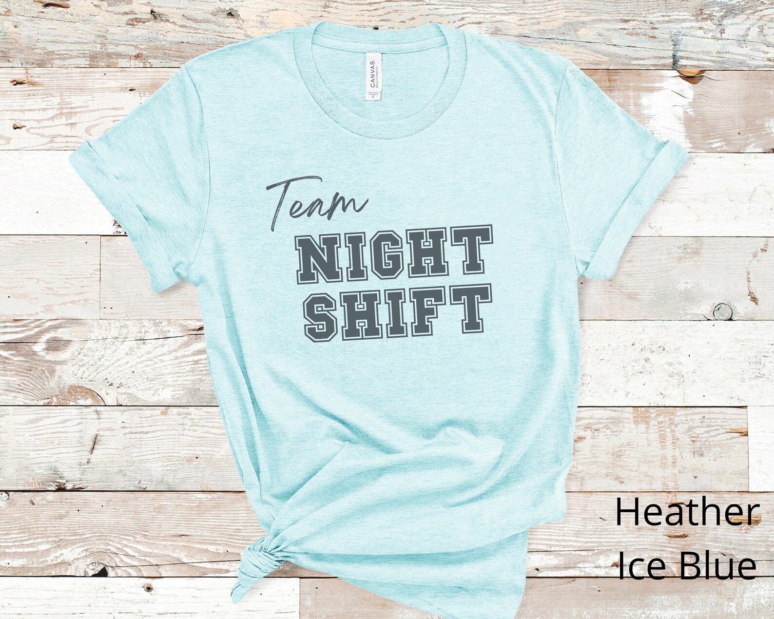 Team Night Shift T-shirt/night Shift Nurse Crew Shirt/night Worker ...