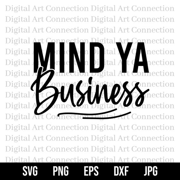 Mind Your Business - Etsy