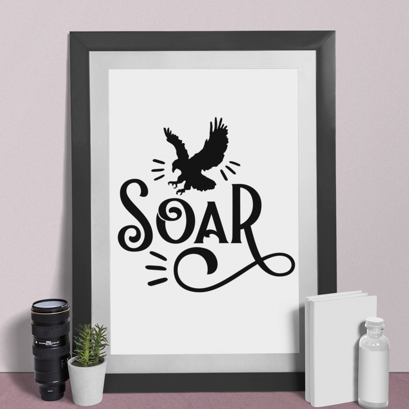 Soar Eagle SVG, Inspirational Cricut Cut File (digital Download) - Etsy