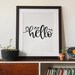 Hello SVG, Greeting Cut File (digital Download) - Etsy