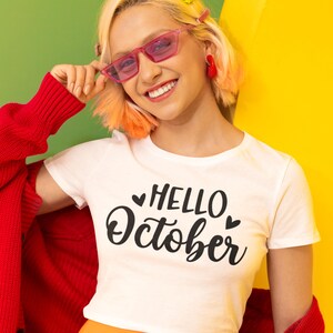 Hello October SVG, October SVG, October Month Svg, Months of the Year ...