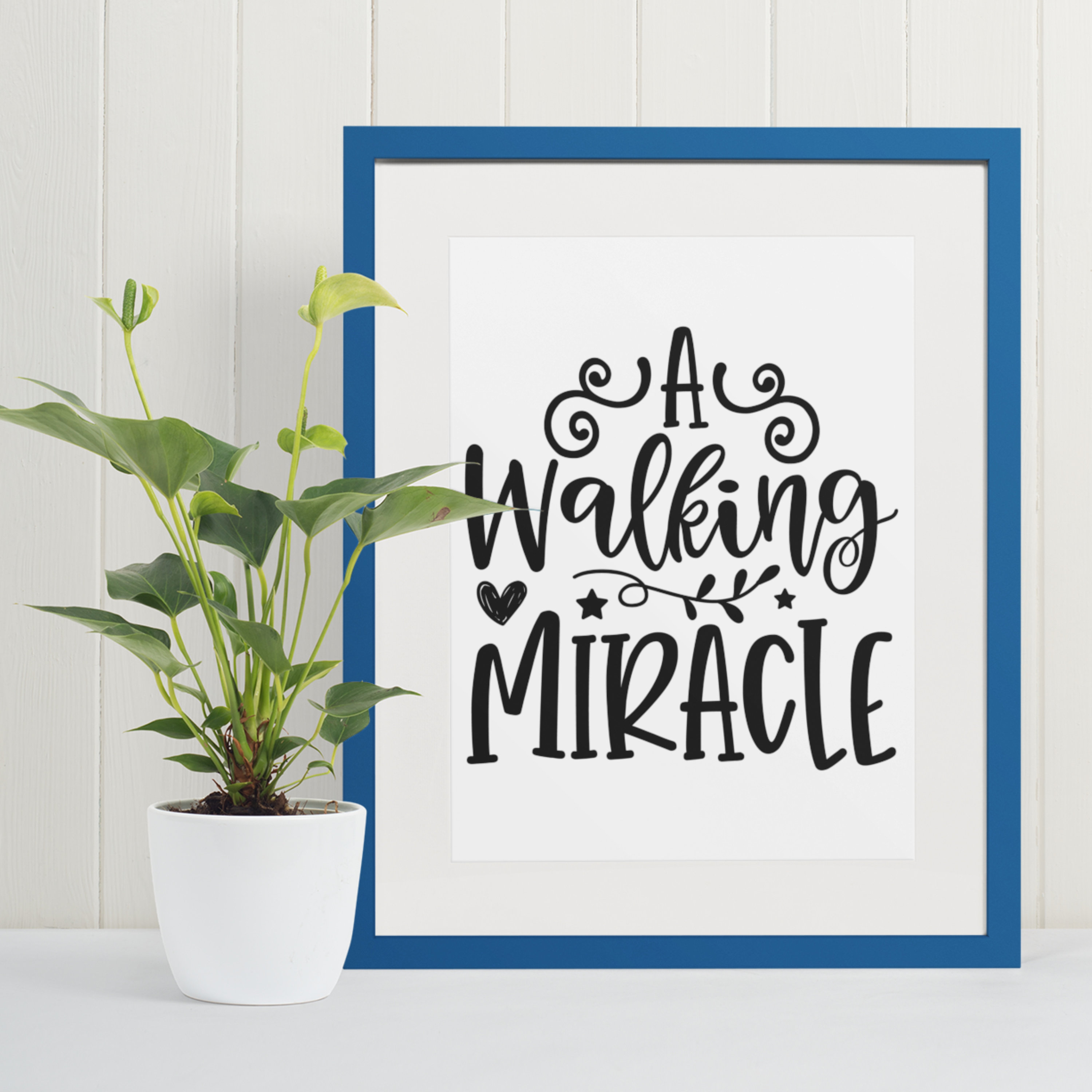 A Walking Miracle SVG You Are A Walking Miracle SVG I Am A - Etsy