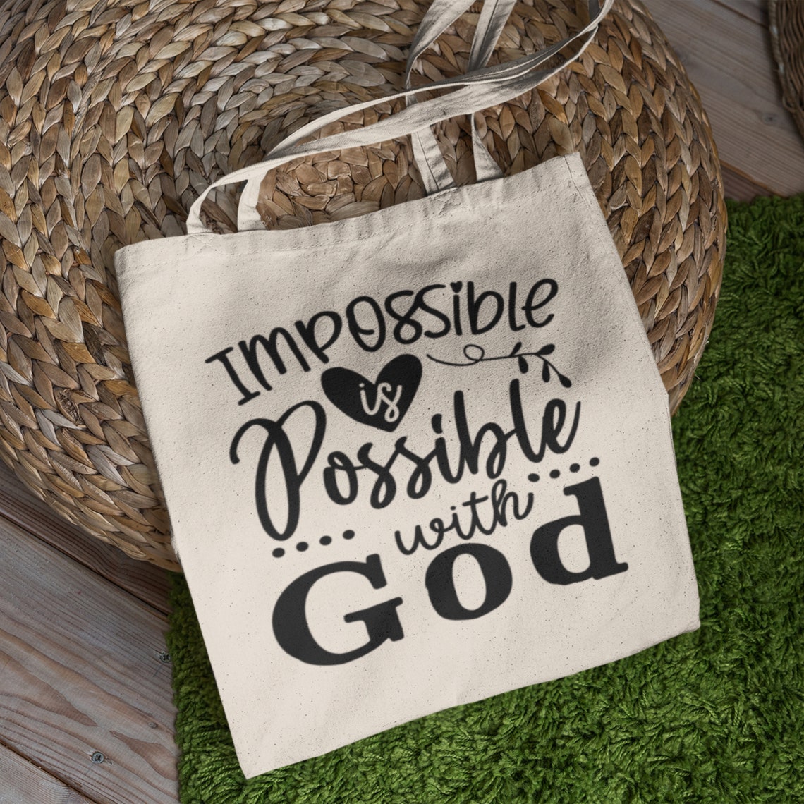 Impossible is Possible With God SVG Possible With God SVG - Etsy