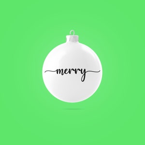 Merry SVG, Merry Word SVG, Merry Stylish Word Text Svg, Text Svg ...
