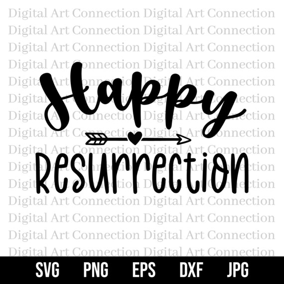 Happy Resurrection SVG Resurrection Sunday SVG Resurrection | Etsy