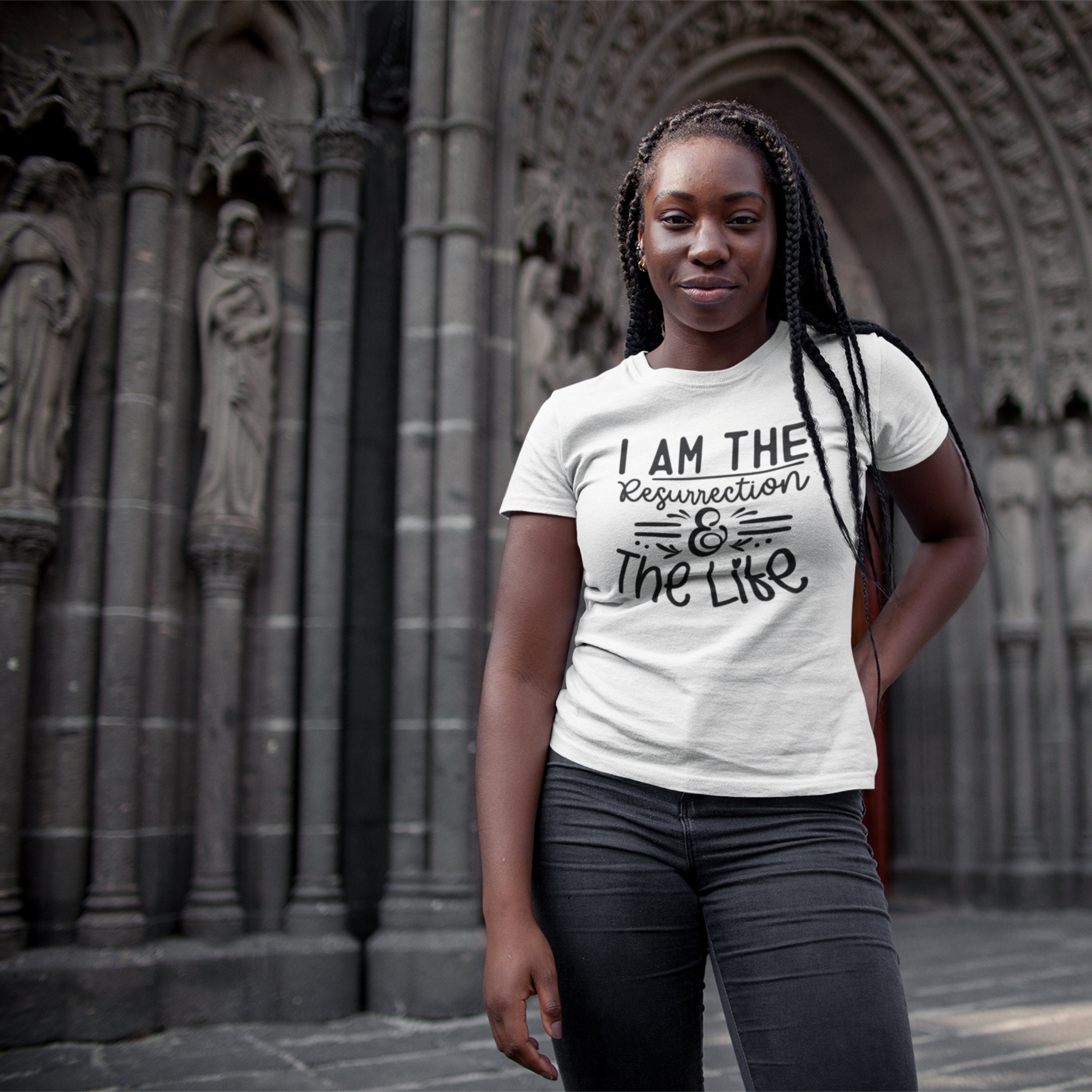 I Am the Resurrection & the Life SVG Happy Resurrection SVG | Etsy