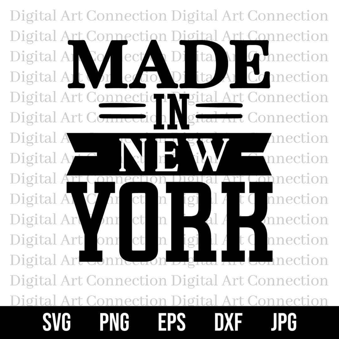Made in New York SVG, New York State SVG, New York City Svg, New York ...