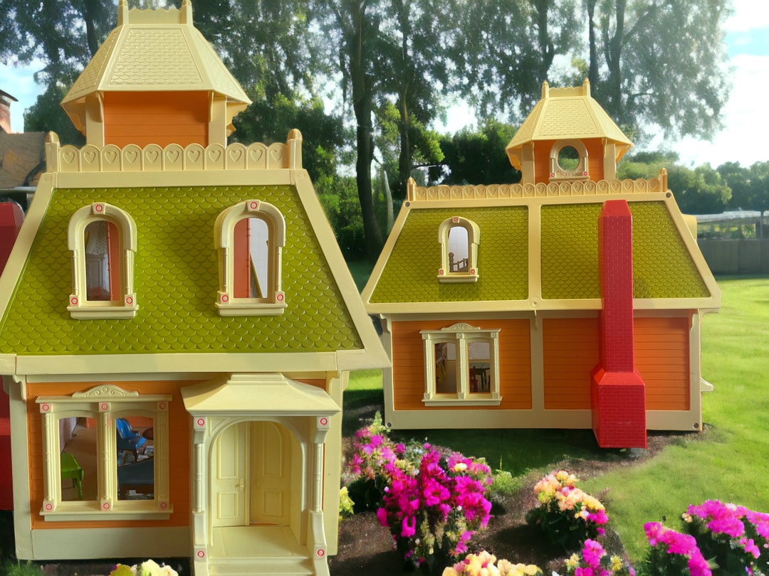 Vintage Mattel the LITTLES 1980s Doll House Victorian - Etsy