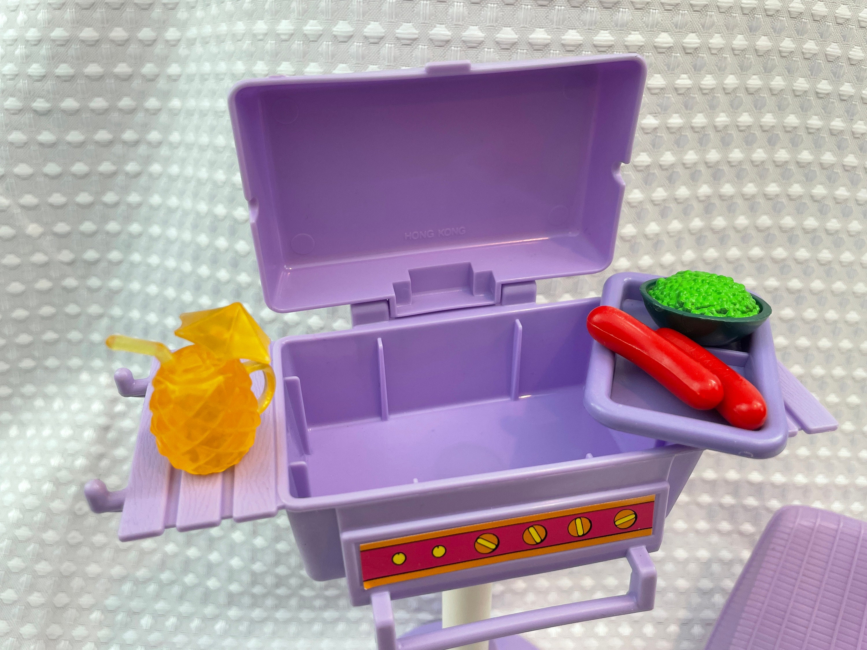 Mattel Arco 1991 Barbie Barbecue Grill Purple BBQ Backyard - Etsy