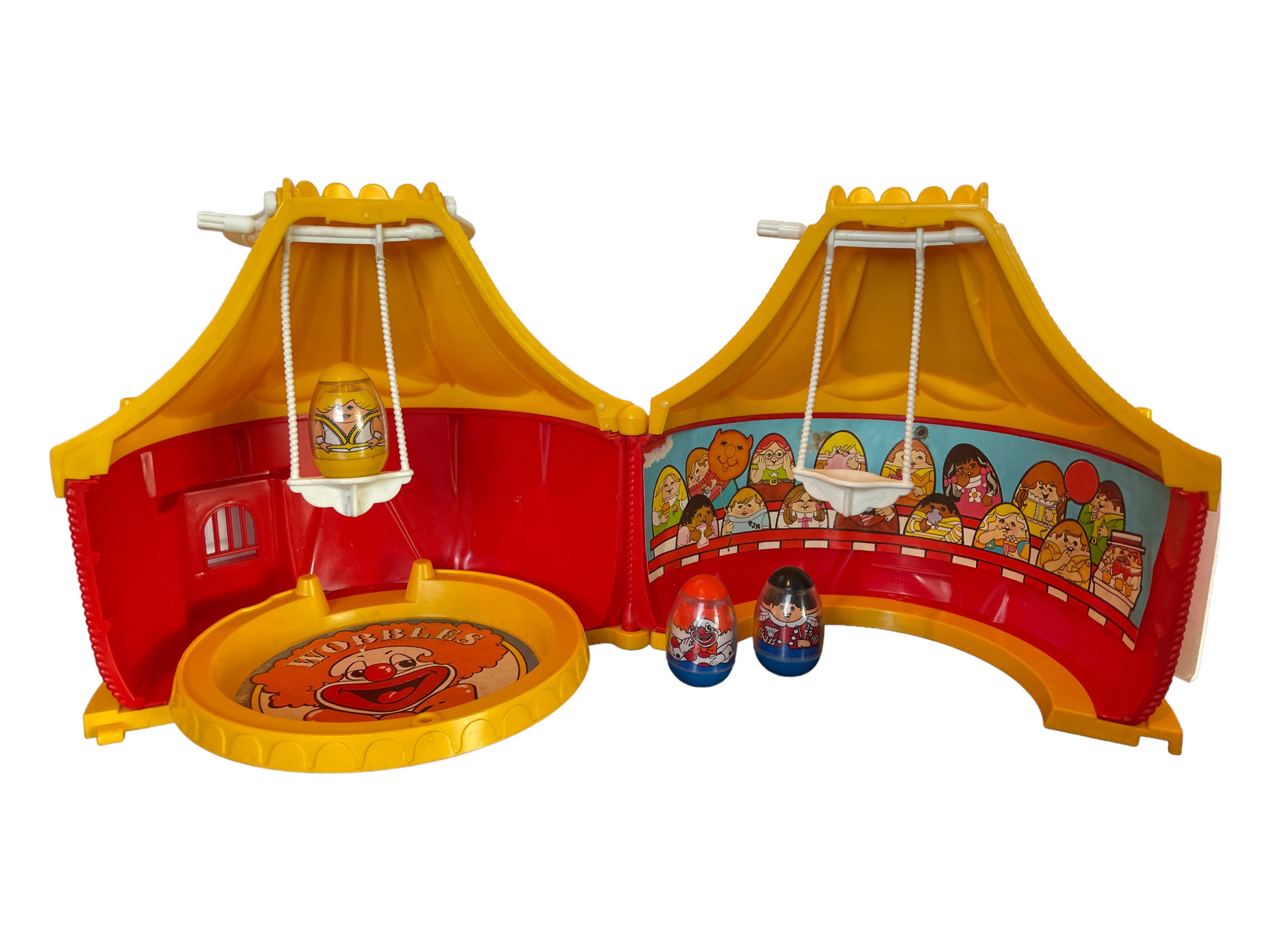 Vintage WEEBLES House Hasbro 1977 Weeble Circus Fun Weeble Family RARE ...