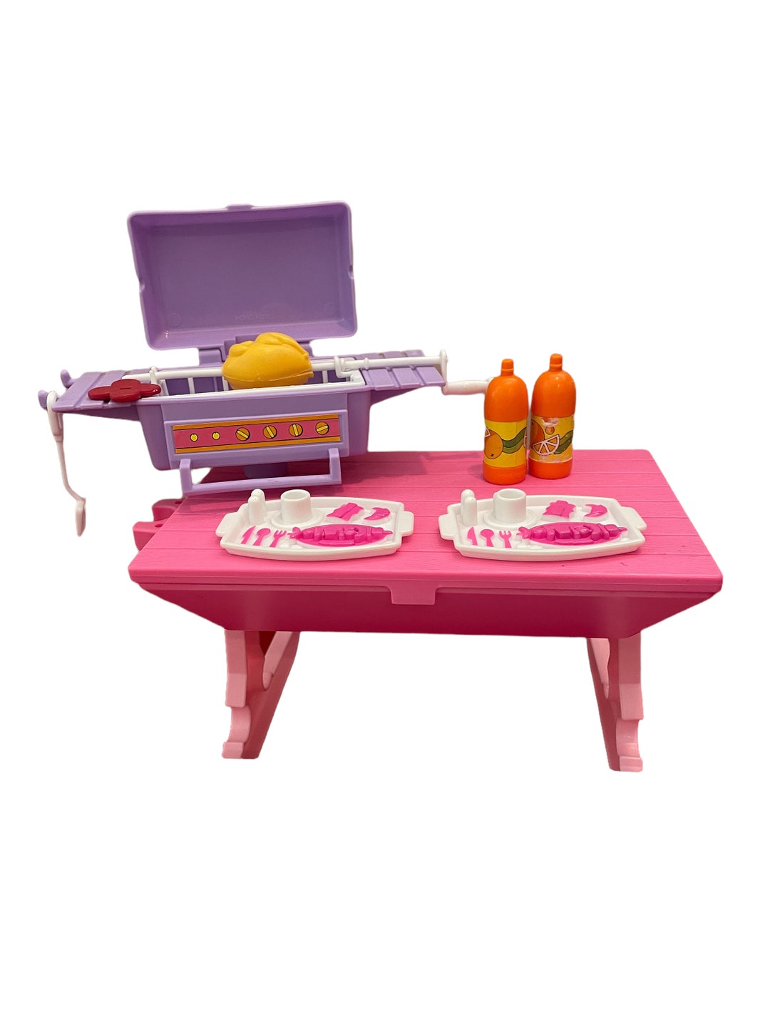 Vintage Mattel Barbie 1990s Backyard Cookout | Vintage | Barbie Camp ...