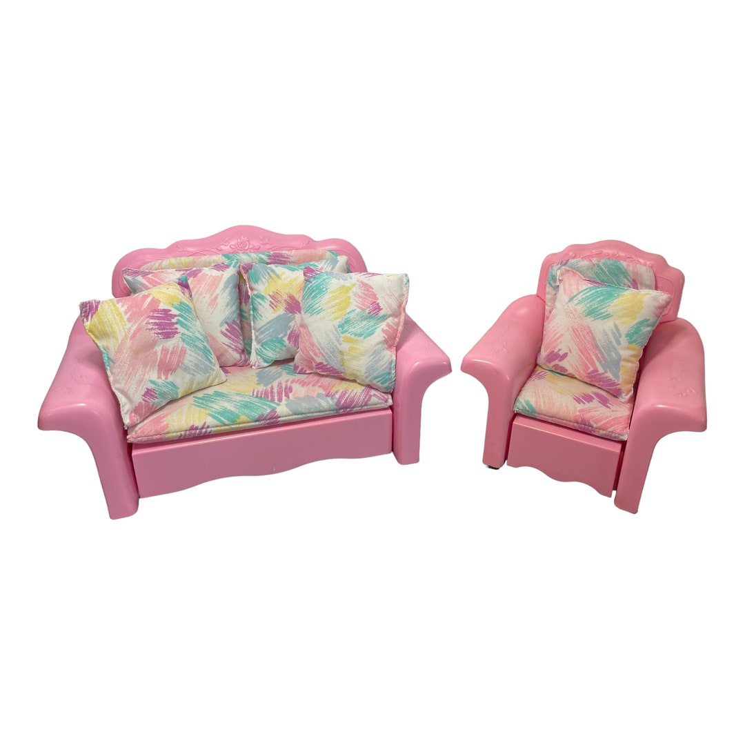 Vintage Barbie Sweet Roses Collection | Sofa and Chair | Couch ...