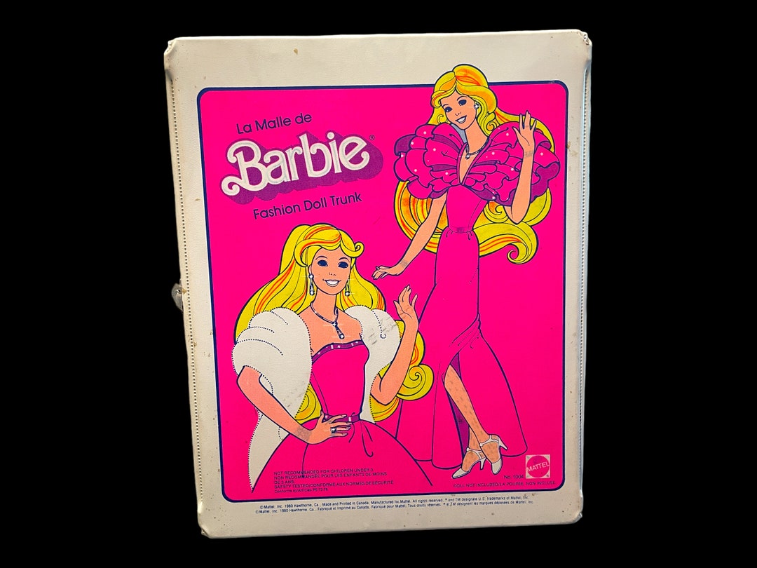 Vintage Barbie Case | Fashion Doll Trunk | 1980 | Mattel - Etsy